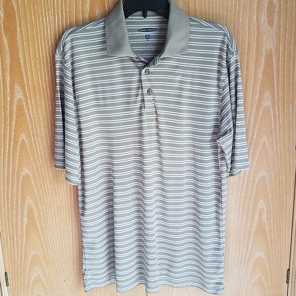 Pebble Beach | Shirts | Pebble Beach Polo Shirt Short Sleeve Mens Size ...